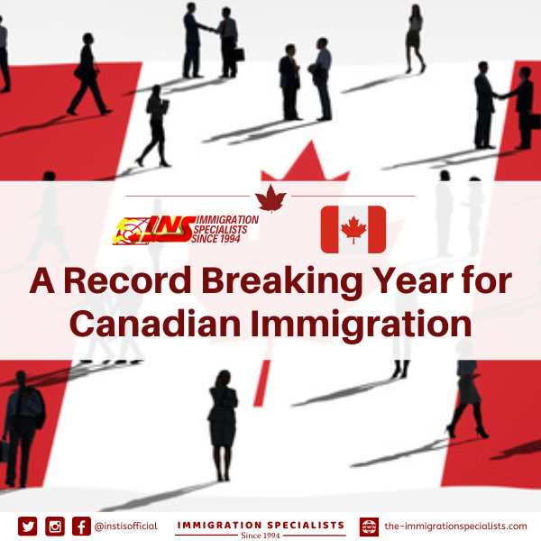 A Record Breaking Year for Canadian Immigration | INS The Immigration ...